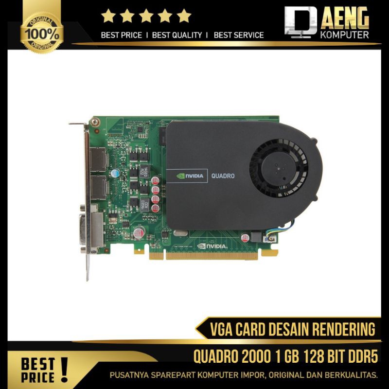 Jual VGA Card Desain Rendering Quadro 2000 1 GB 128 Bit DDR5 Mantap ...