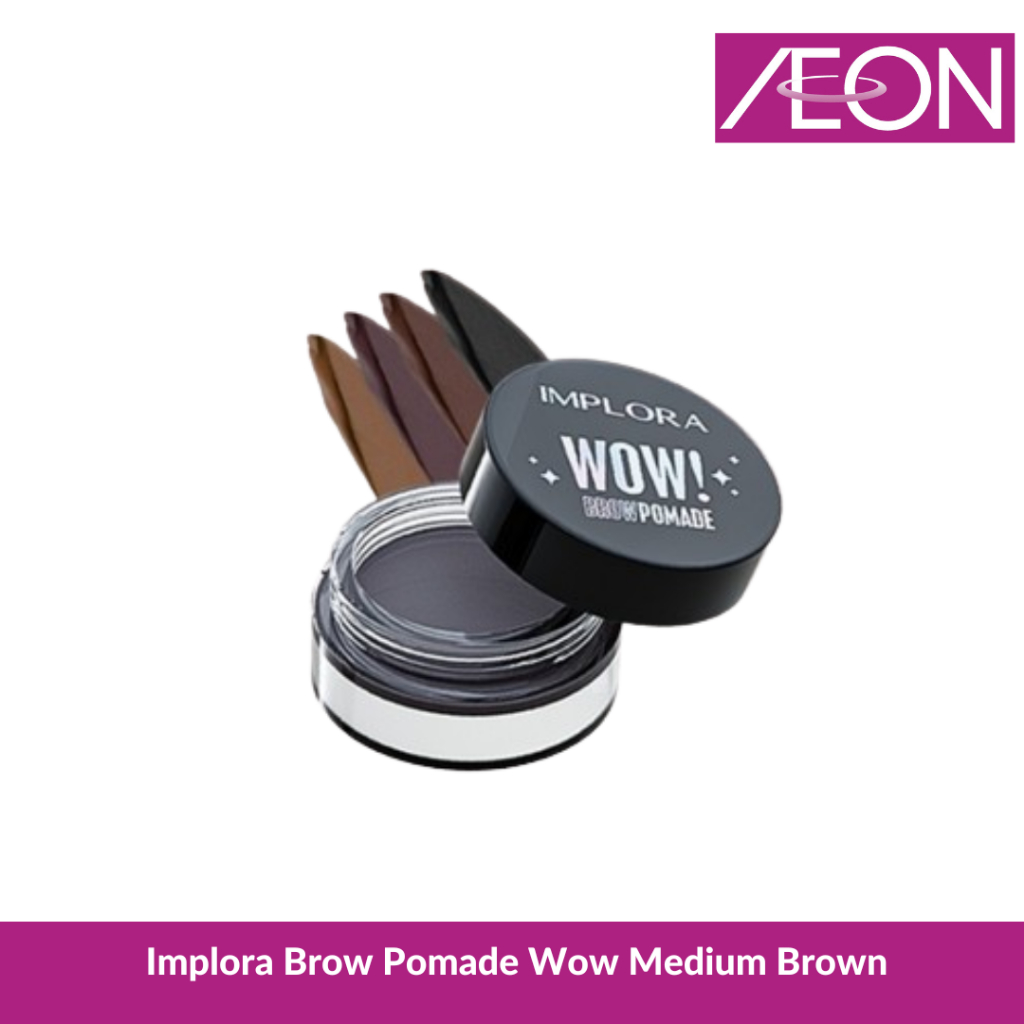 Jual Implora Brow Pomade Wow Medium Brown | Shopee Indonesia