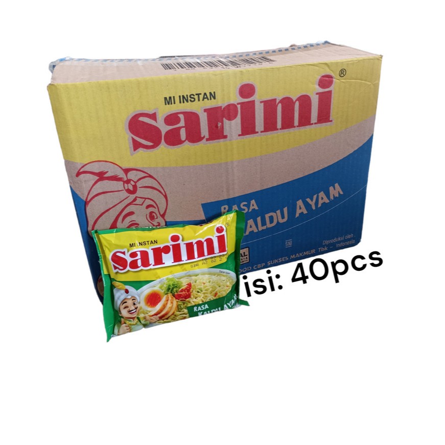 Jual Mie instan sarimi kaldu ayam 1 dus isi 40 bungkus | Shopee Indonesia