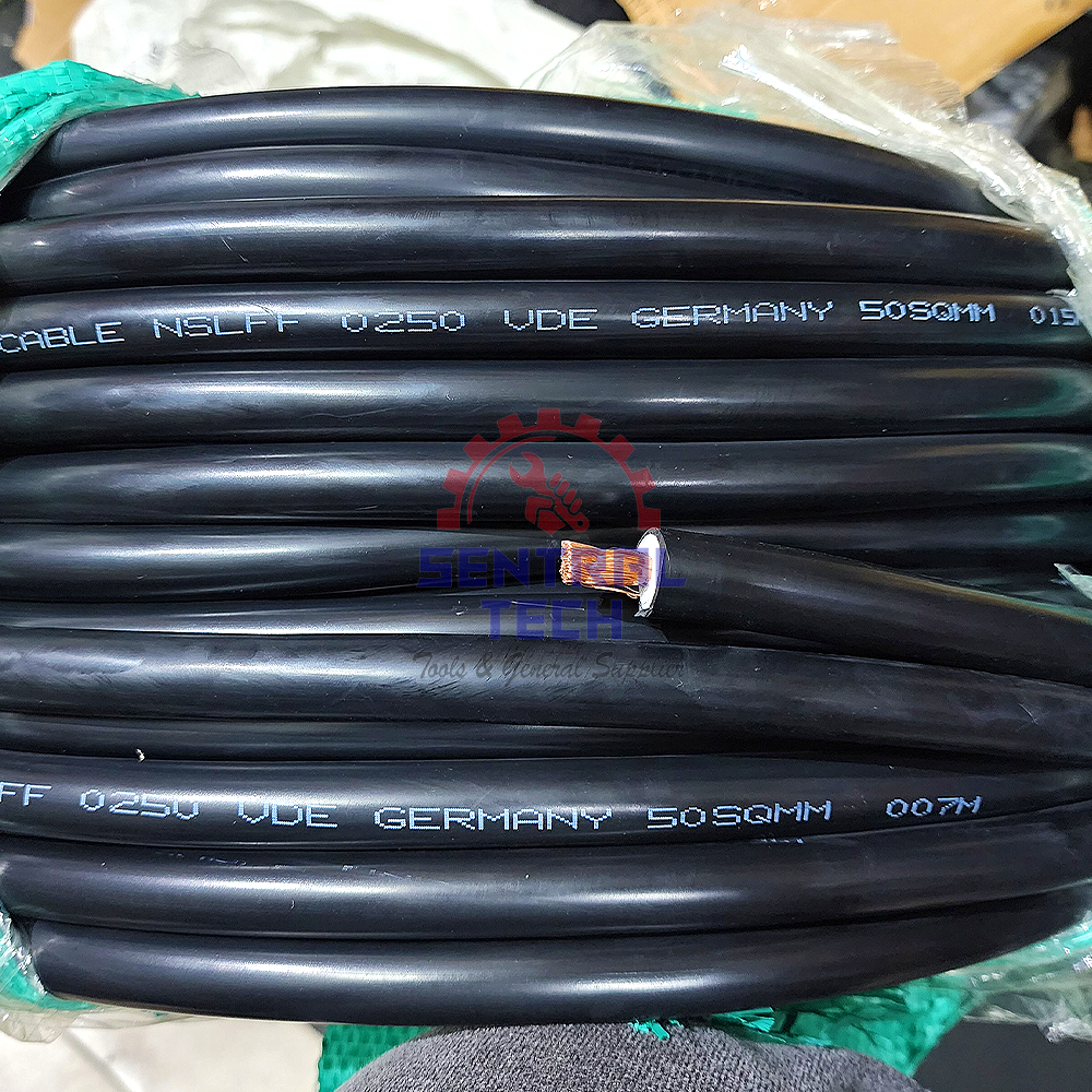 Jual Kabel Las 50mm Hitam NSLF 0250 VDE GERMANY / Welding Cable 50mm ...