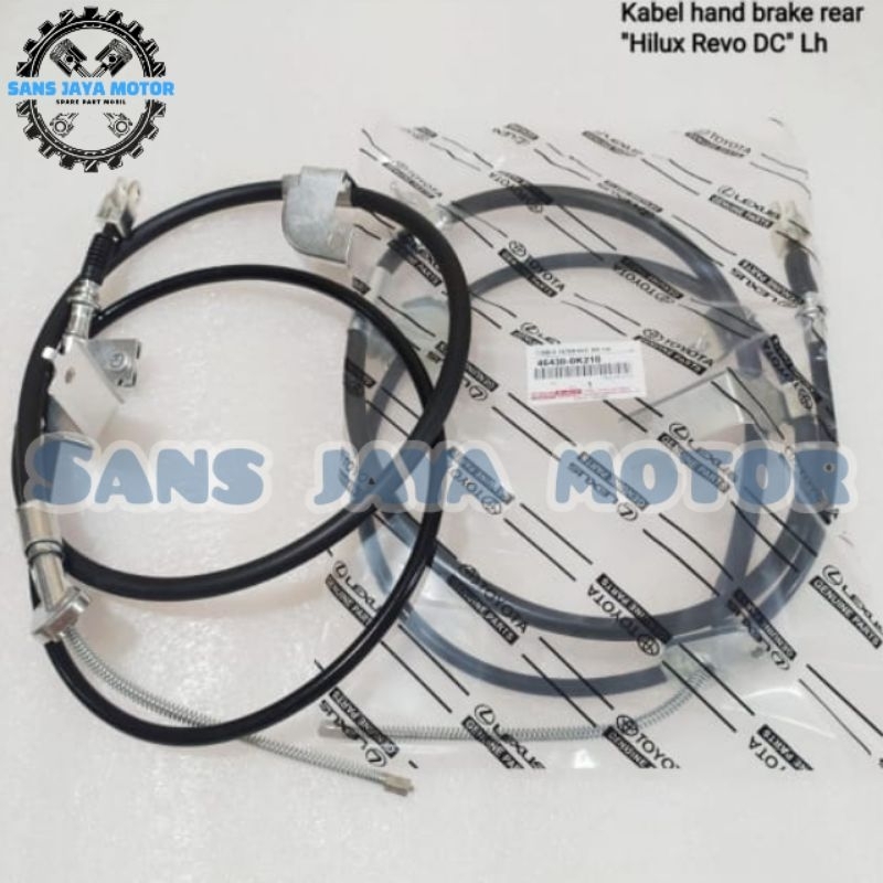 Jual Kabel Rem Tangan Belakang Kiri Hand Brake Rear Hilux Revo DC ...
