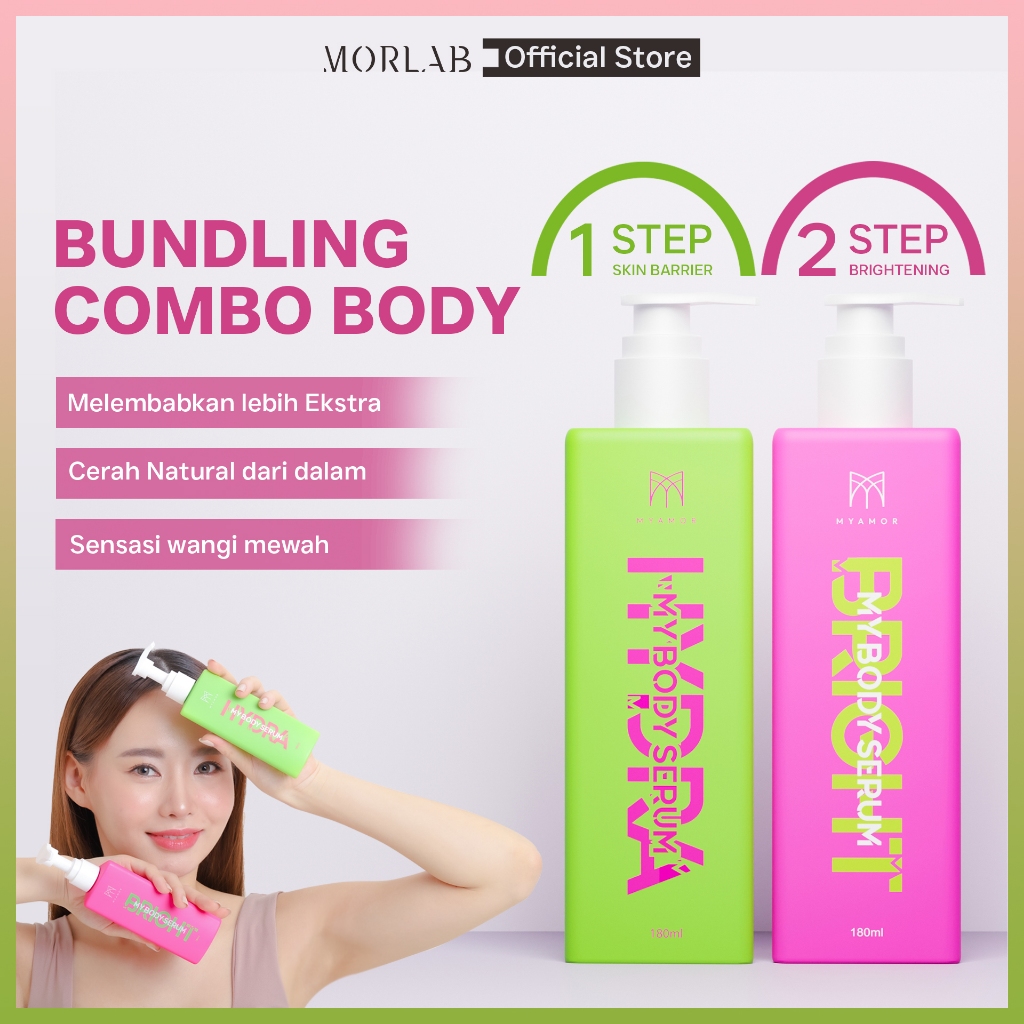 Jual MORLAB - Bundling Combo Myamor Bright My Body Serum + Hydra My Body Serum | Shopee Indonesia