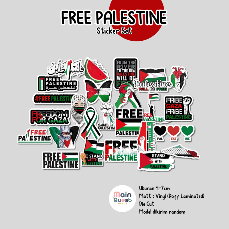 Jual Sticker Free Palestine | Sticker Aesthetic / Sticker Tumblr ...
