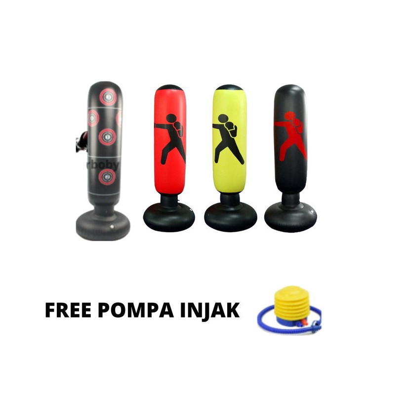 Jual Model Terupdate Samsak Tinju Berdiri Dewasa Anak Alat Latihan ...