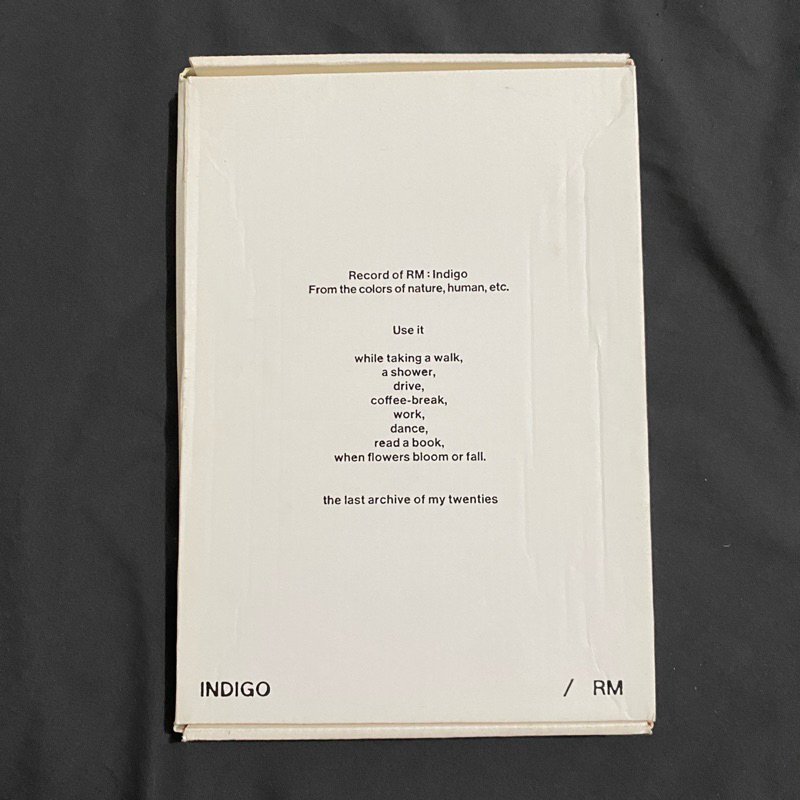 Jual Fullset Album RM - Indigo Unsealed Book & Postcard Version ...