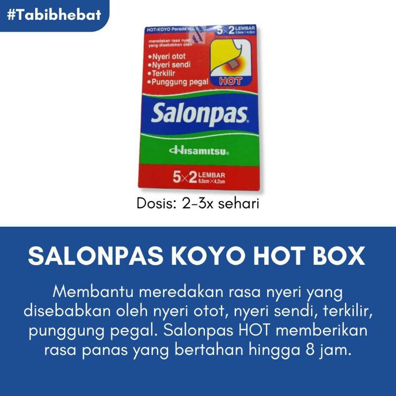 Jual SALONPAS BOX HOT | Shopee Indonesia