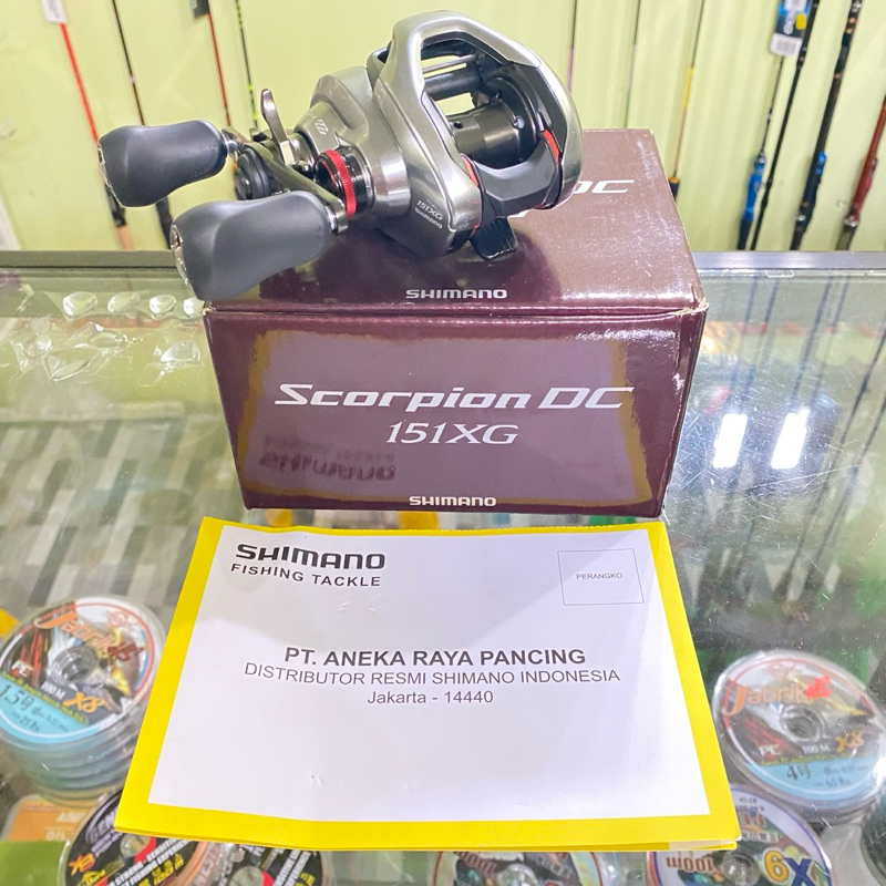 Jual Baru | Shimano Scorpion DC 151 XG garansi Resmi | Shopee Indonesia