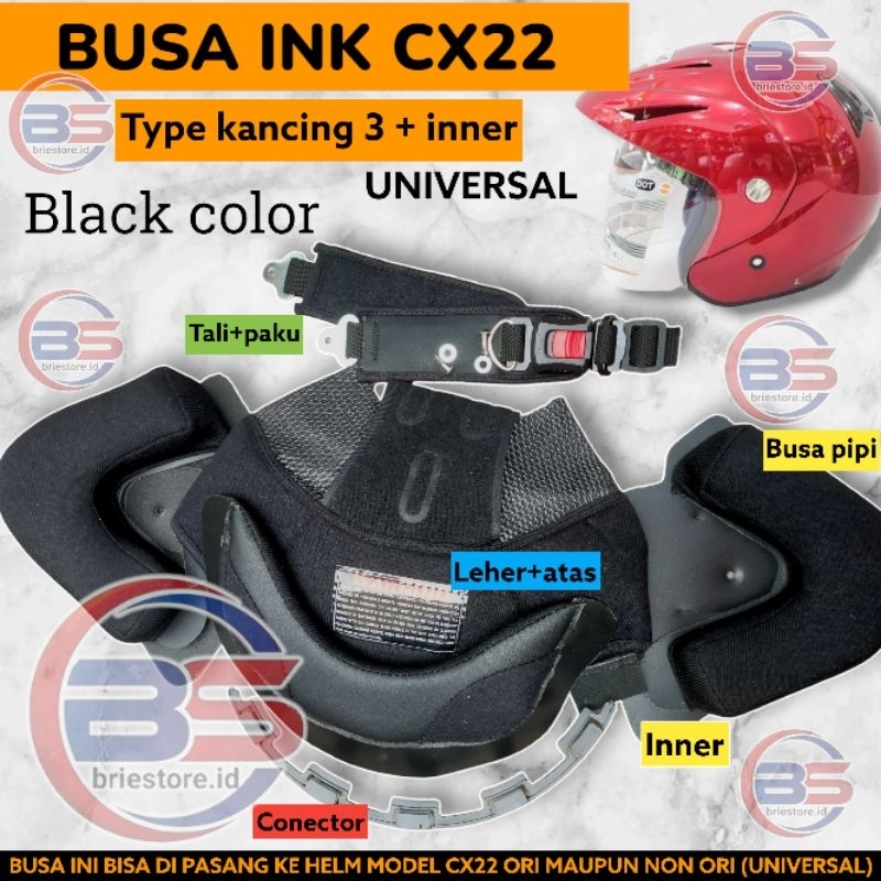 Jual Busa set warna hitam ink Cx22 A1 dan ink Centro dengan inner ...