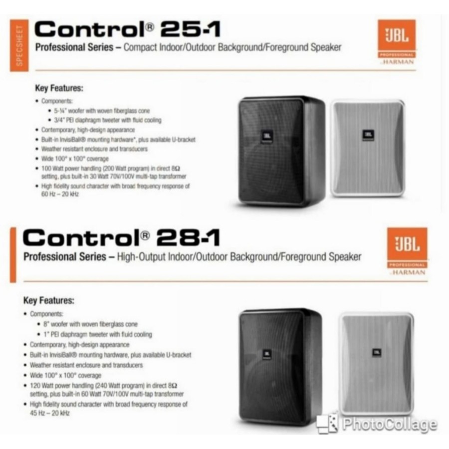 Jual JBL Control 25-1 / JBL Control 25 1 Original | Shopee Indonesia
