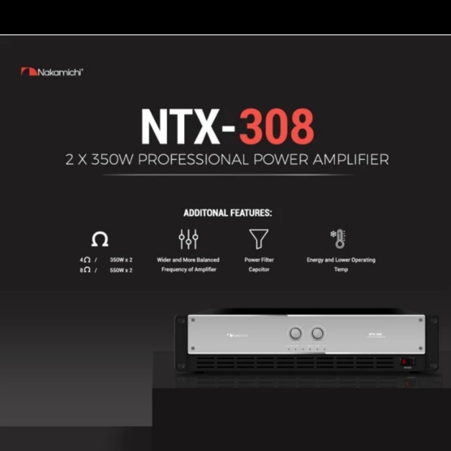 Jual Nakamichi NTX308 NTX 308 stereo power amplifier | Shopee Indonesia