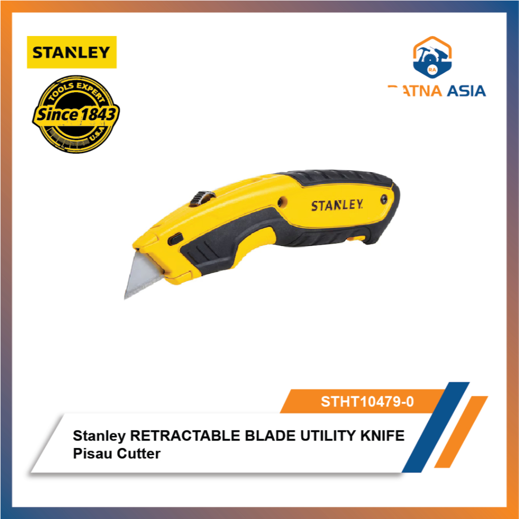 Jual STANLEY STHT10479-0 Stanley Retractable Blade Utility Knife Pisau ...