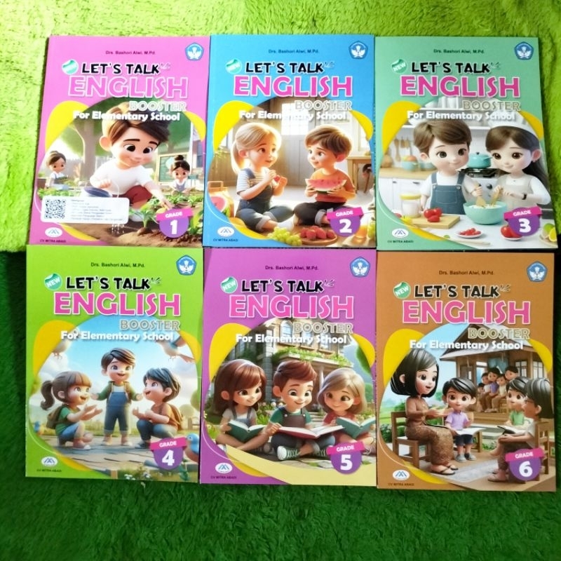 Jual ORIGINAL BUKU BAHASA INGGRIS NEW LET'S TALK ENGLISH BOOSTER KELAS 1 2 3 4 5 6 SD | Shopee ...