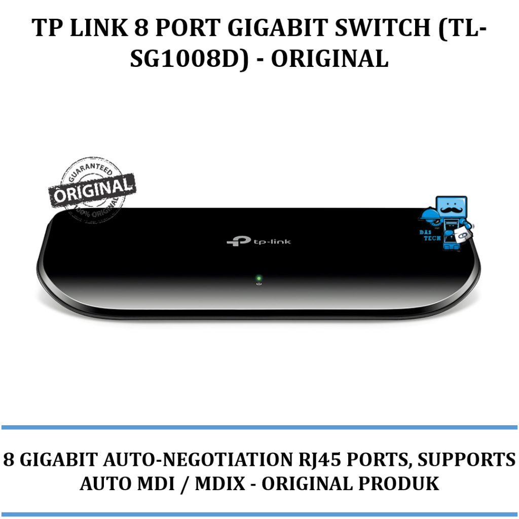 Jual TP Link 8 port Gigabit Switch (TL-SG1008D) - Original | Shopee ...