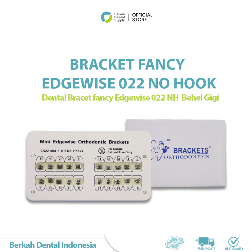 Jual Dental Bracket Fancy Edgewise 022 NH Behel Gigi | Shopee Indonesia