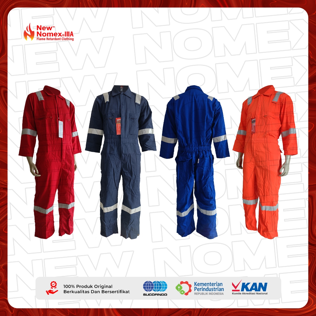 Jual Wearpack Coverall Anti Api New Nomex IIIA Garansi 100% Original ...