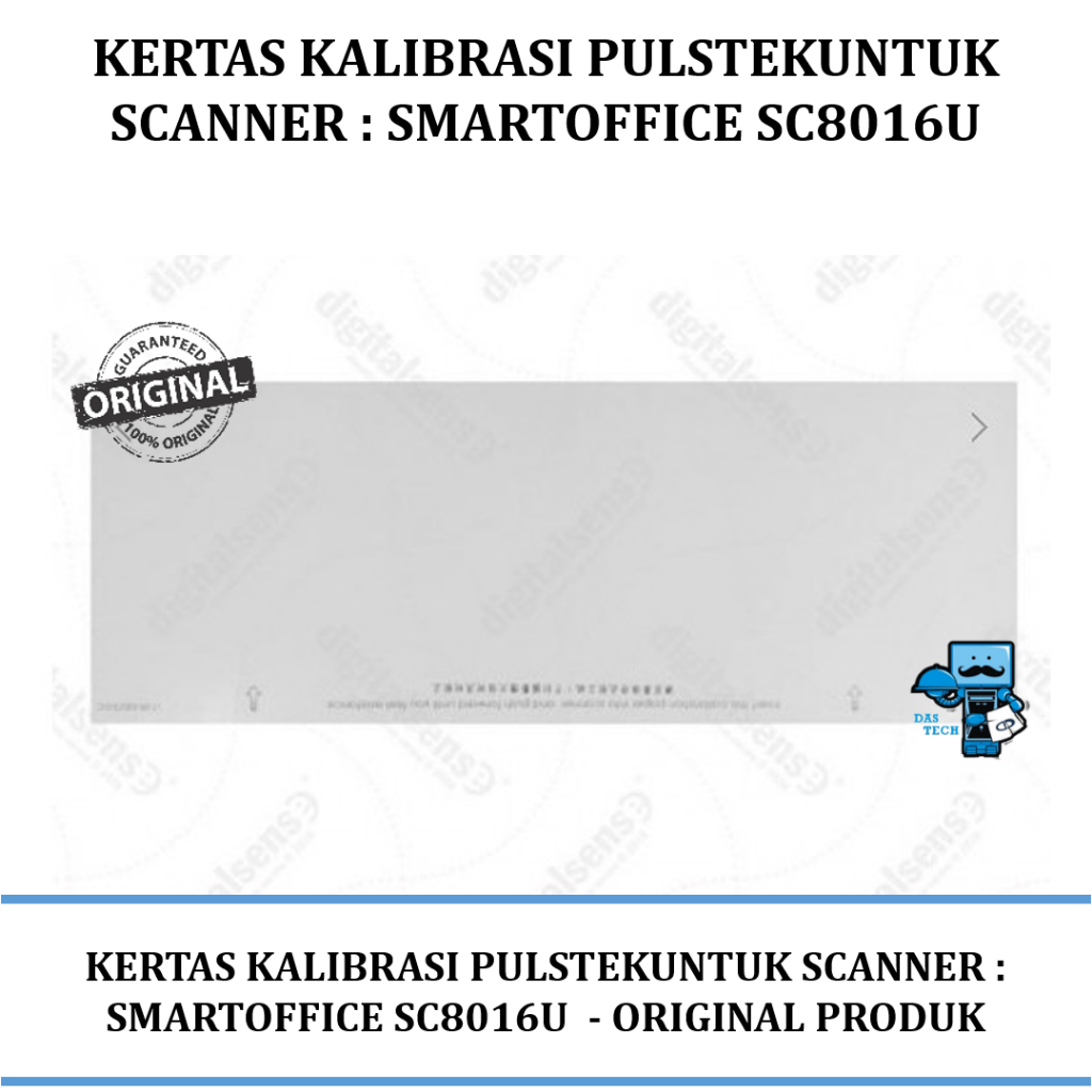 Jual Kertas Kalibrasi PulstekUntuk scanner : SmartOffice SC8016U ...
