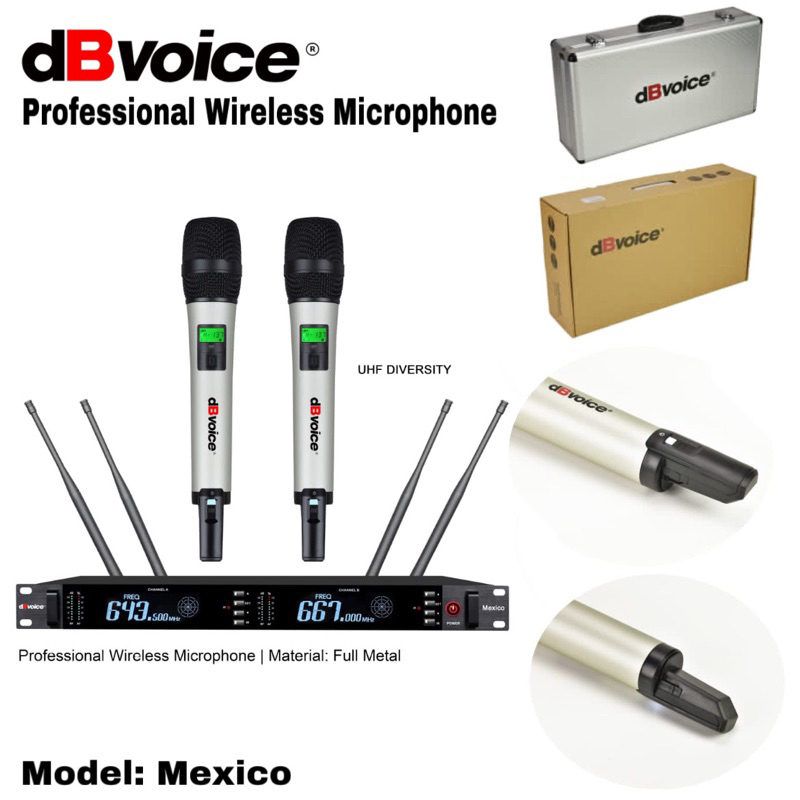 Jual Mic Wireless dB Voice Mexico Original Dbvoice Microphone Wireless ...