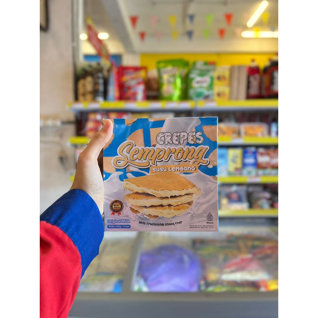 Jual CREPES Semprong Susu Lembang All Varian (12pcs) | Shopee Indonesia