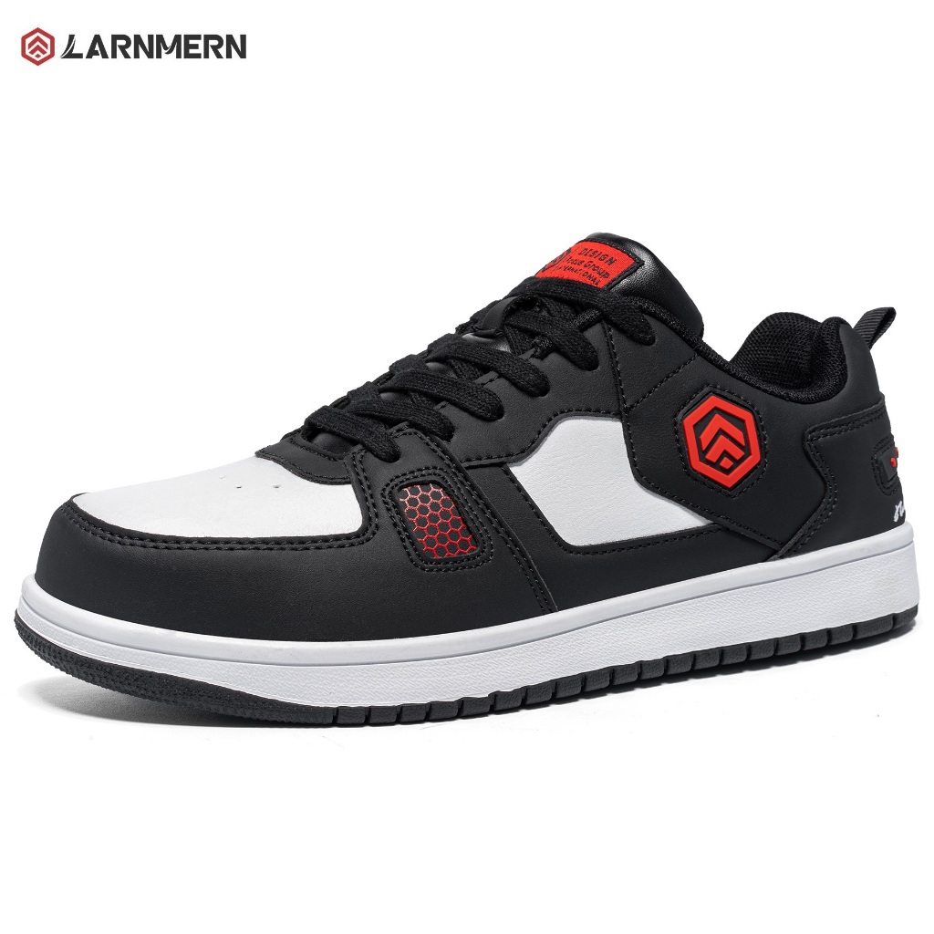 Jual LARNMERN Safety Shoes Mens Sneakers Steel Toe Sporty Jordan ...