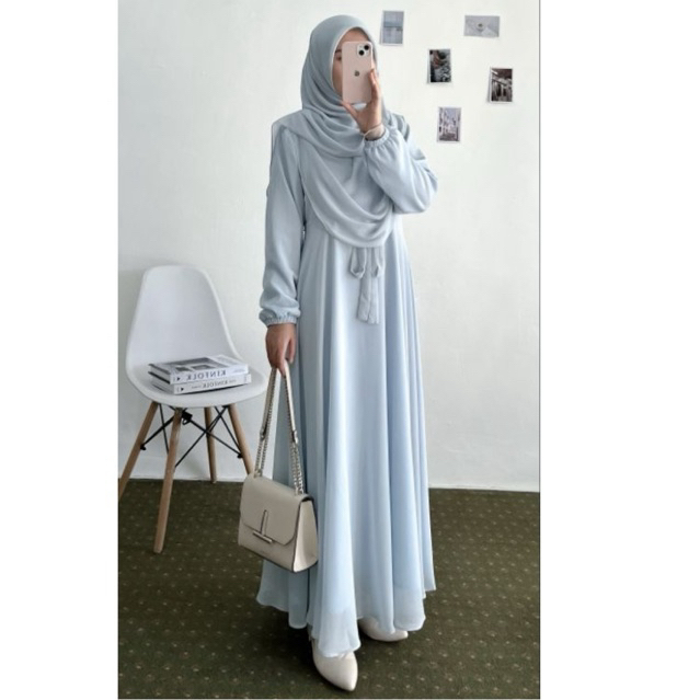 Jual JELITA DRESS /Gamis ceruty syari / gamis kondangan / gamis umroh ...