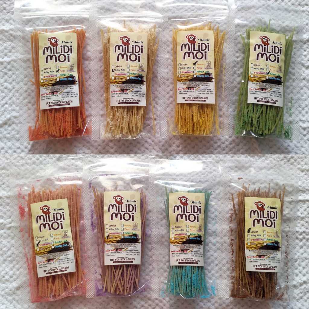 Jual MILIDI MANIS GURIH ENAK BANYAK VARIAN RASA/ MILIDI MURAH 50GR/ MILIDI MOI LUMAJANG | Shopee ...