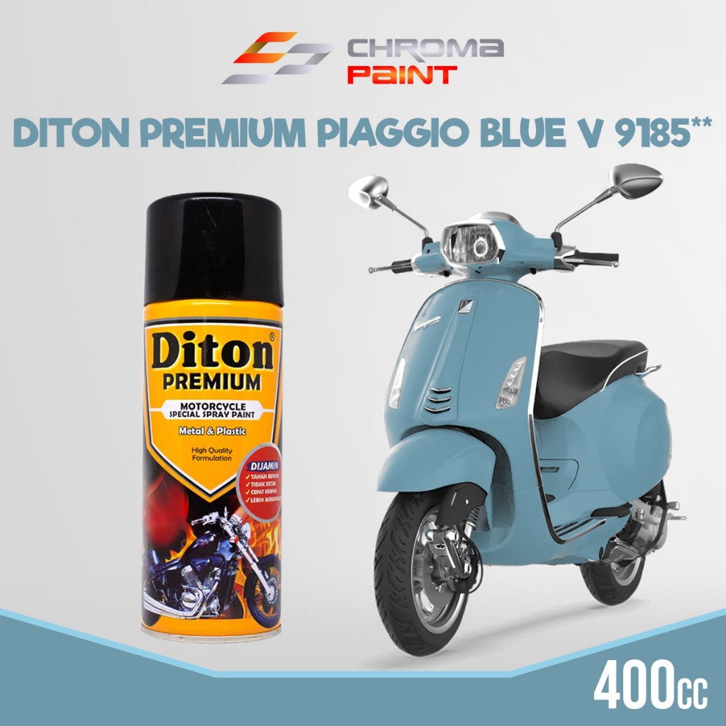 Jual Diton Premium Vespa Color Warna Biru - Piaggio Blue V 9185 - Cat ...
