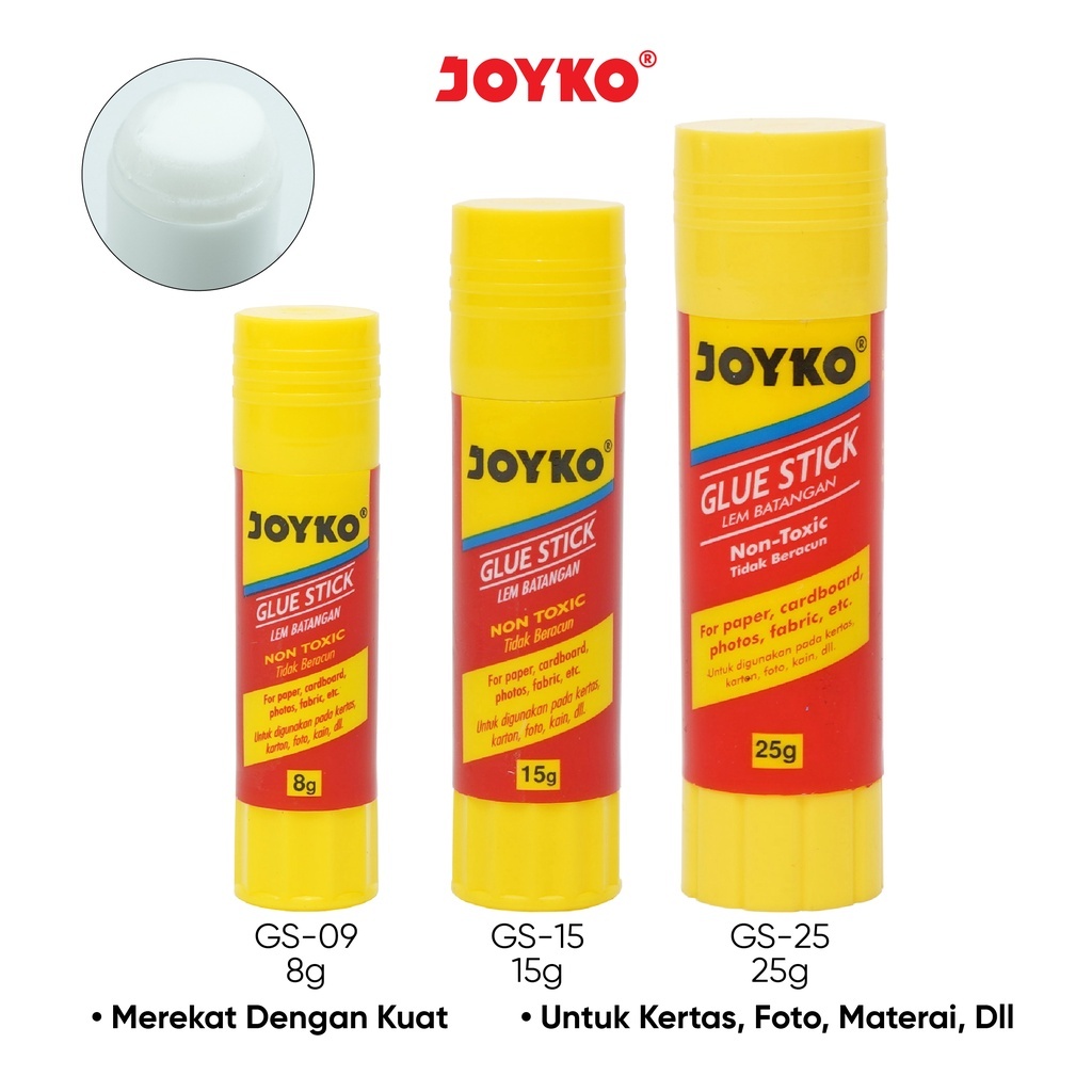 Jual JOYKO Paper Glue Stick / Lem Perekat Kertas Batang GS-09 ~ 25 ...