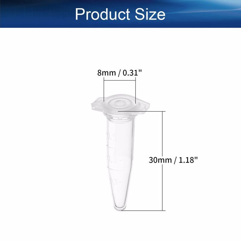 Jual Isi 1000pcs Microtube 0.5ml Mikrotube PCR Tube Centrifuge Tube Tabung Eppendorf Sampling ...