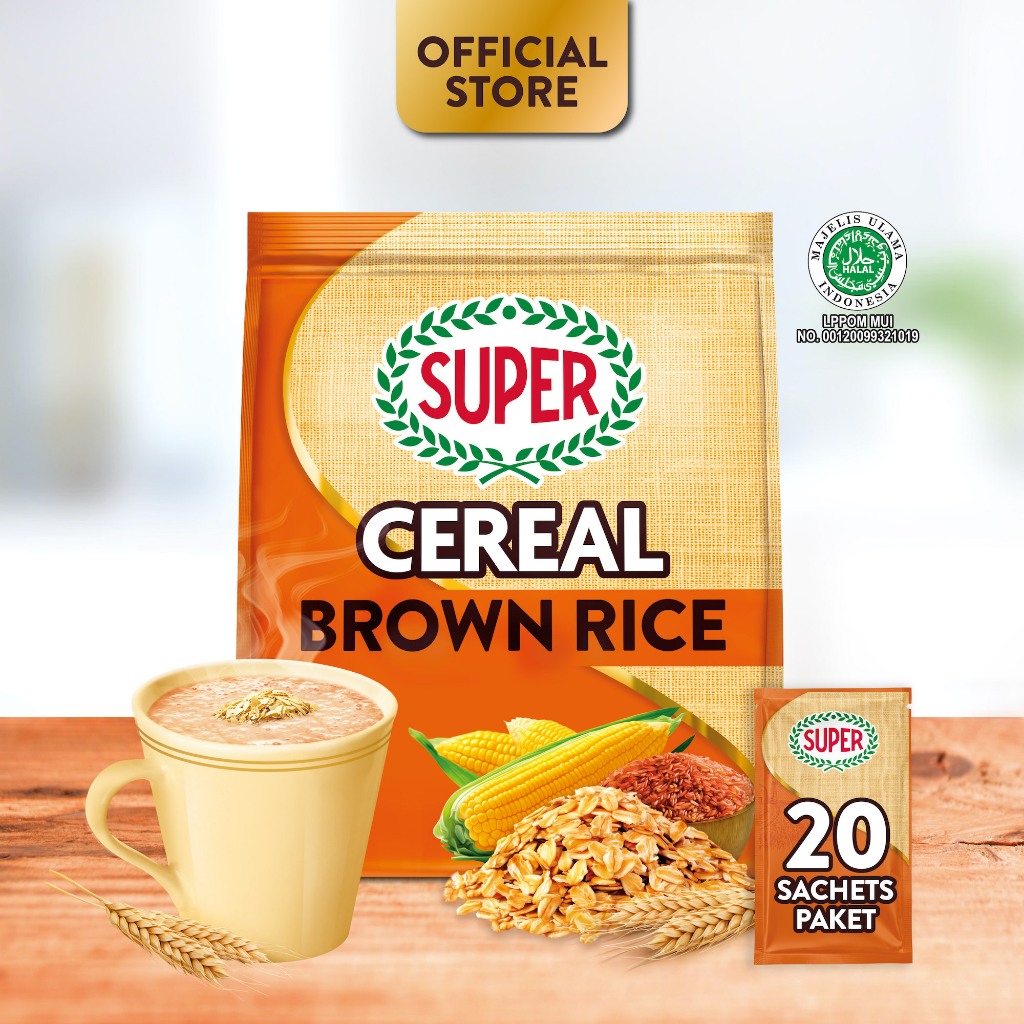 Jual SUPER Instant 3in1 Brown Rice Cereal Drink, 20 sachets [HALAL ...