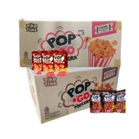 Jual Pop n Go Top Time PopCorn Pouch 1Dus / Karton isi 30 Pcs 20gr ...