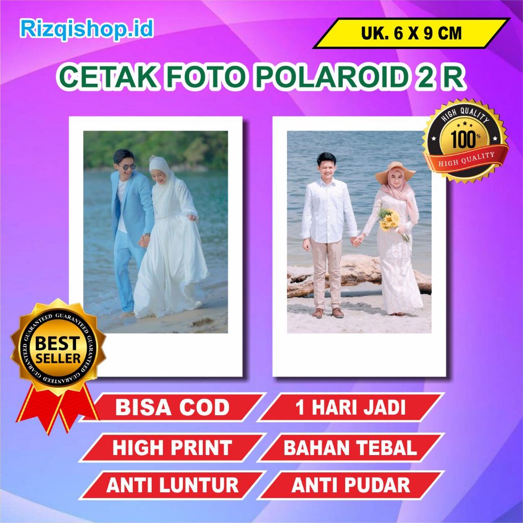 Jual CETAK FOTO POLAROID 2R | FOTO POLAROID ISI 25/50/75/100 | POTO ...
