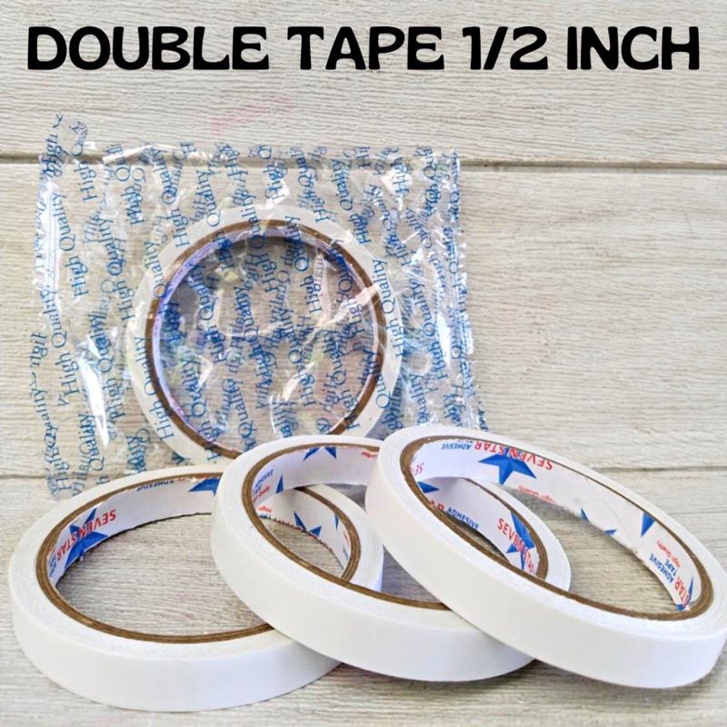 Jual Seven Star Double Tape Kertas 12mm x 10m / Isolasi bolak balik ...