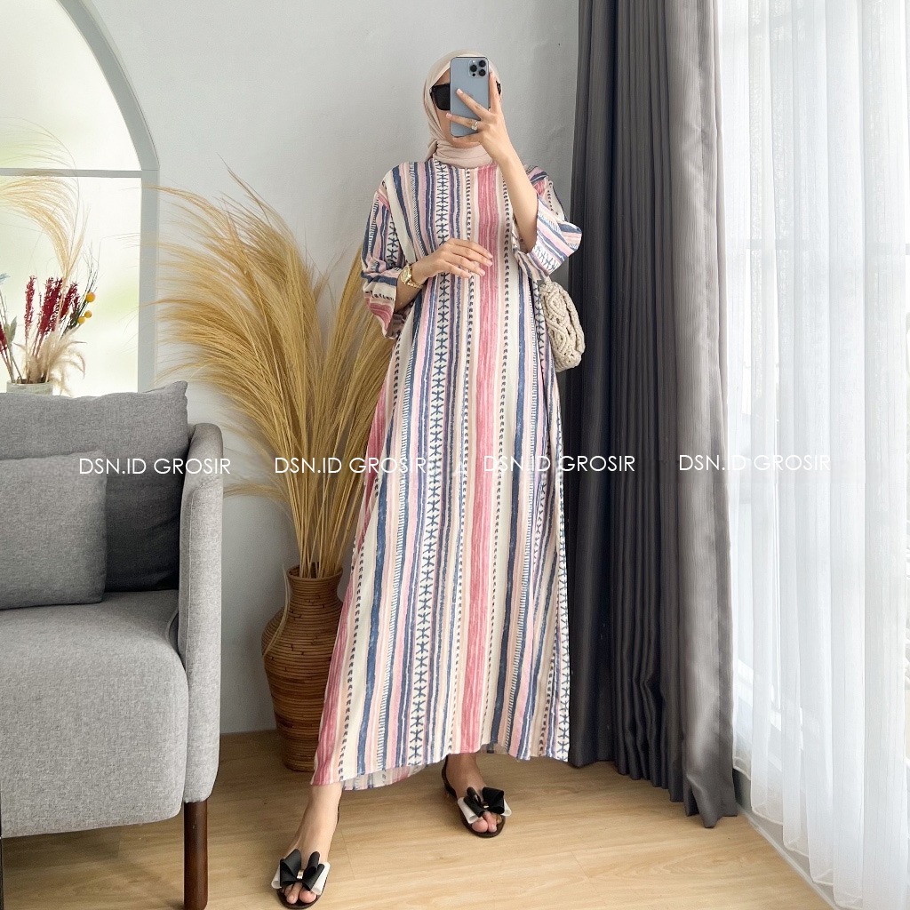 Jual Daster Gamis Semata Kaki / Long Daster Lengan 3/4 / Daster ...