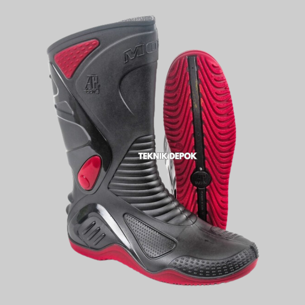 Jual Sepatu Boot AP Karet Nomer 40 - 43 Safety Pelindung Kaki Anti ...
