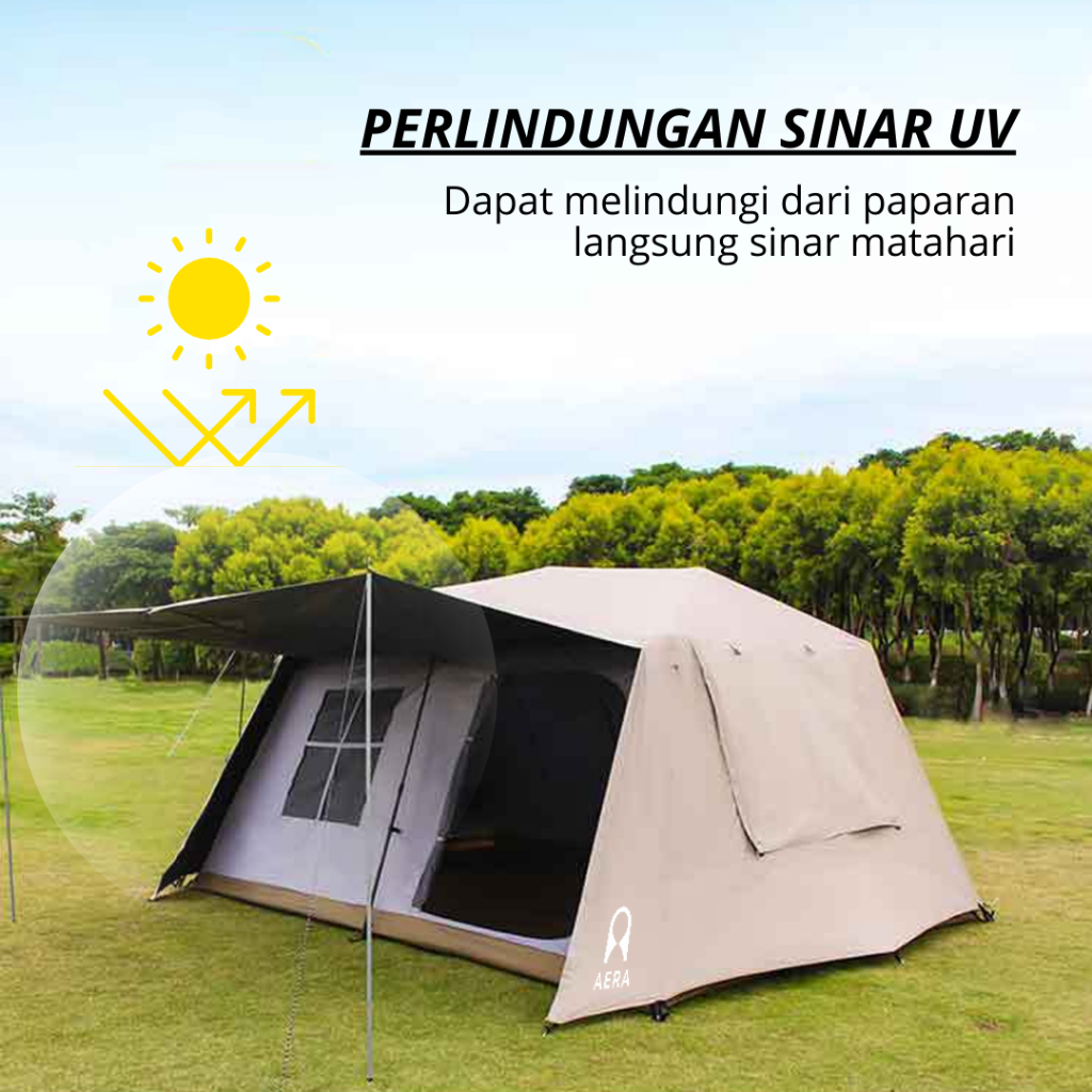 Jual Tenda Camping Tent Village 8 - 12 Orang | Tenda Camping Keluarga ...