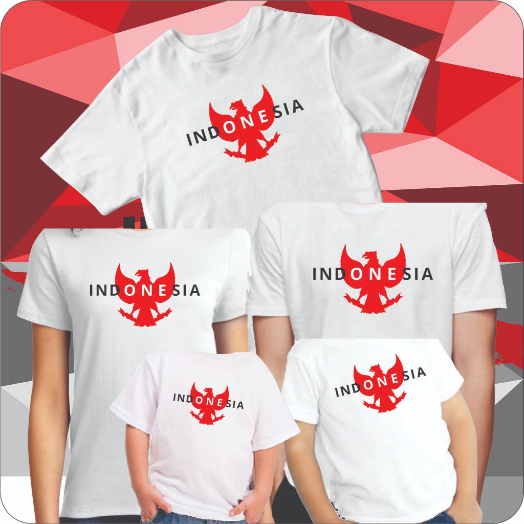 Jual kaos merah putih indonesia merdeka dirgahayu 79 th edition anak ...