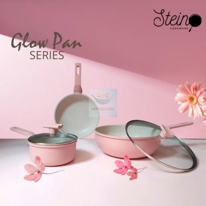 Jual STEIN COOKWARE STEINCOOKWARE GLOW PAN SET FRYPAN SAUCEPAN WOKPAN ...
