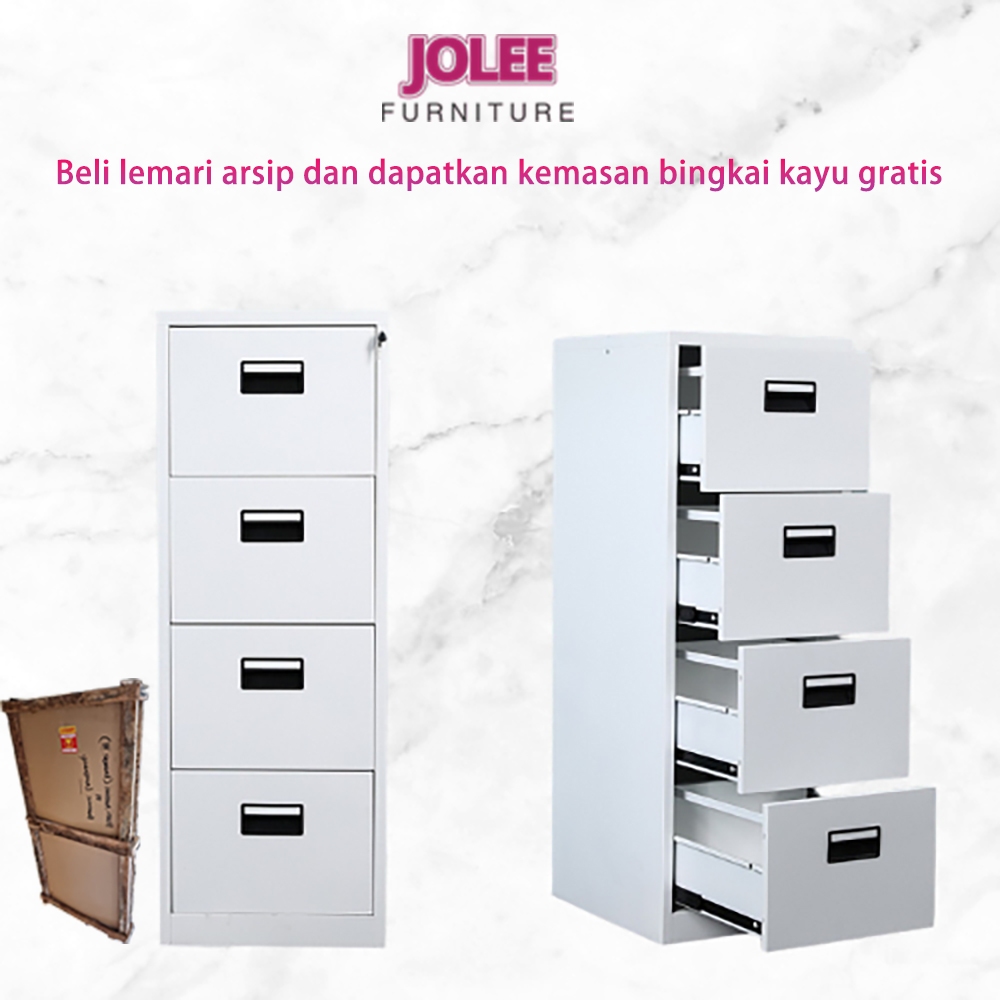 Jual JF-Kabinet Arsip 4 Laci | Cabinet Steel Laci Dokumen Arsip Kantor ...