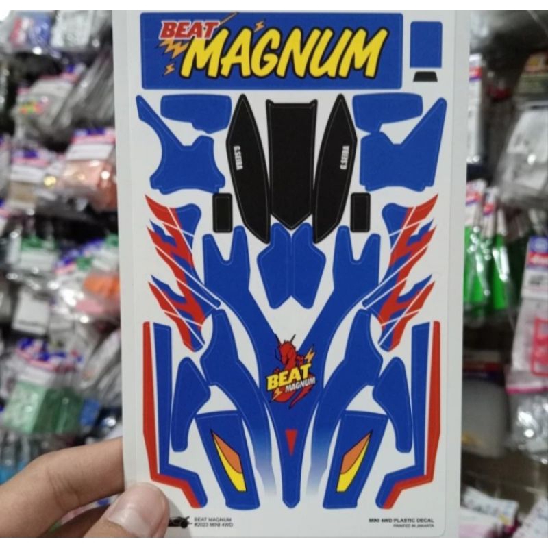 Jual DECAL MINI 4WD BEAT MAGNUM / STICKER TAMIYA BEAT MAGNUM | Shopee ...