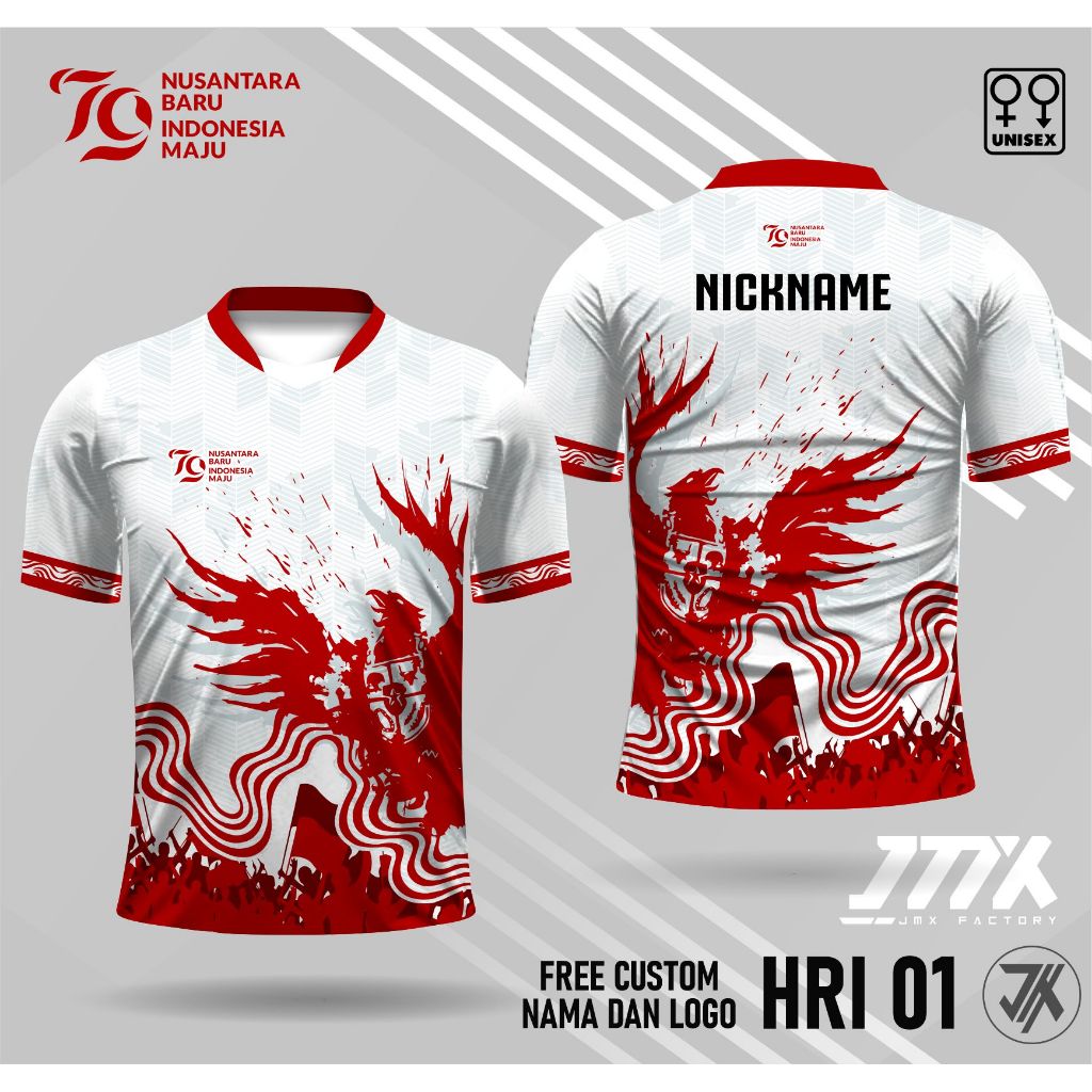 Jual jersey hut kemerdekaan ri ke 79 baju dirgahayu ri 2024 kaos indonesia merdeka | Shopee ...