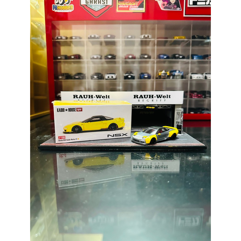Jual Mini GT x Kaido House CHASE KHMG108 Honda NSX Yellow Kaido Works ...