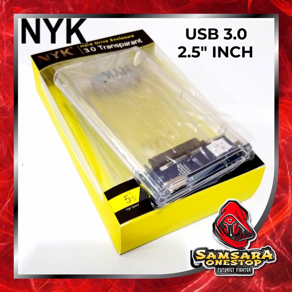 Jual KODE Q46D Casing HDD Hardisk Eksternal NYK 25 USB 3 Transparan ...