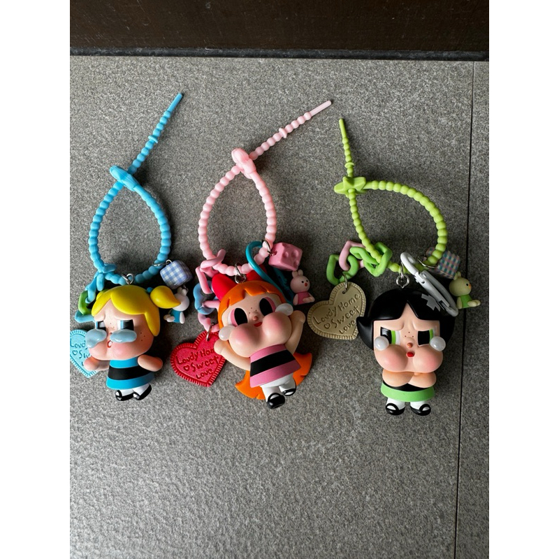 Jual DIY POP mart bag charm phone charm POP Mart CRY baby crybaby ...