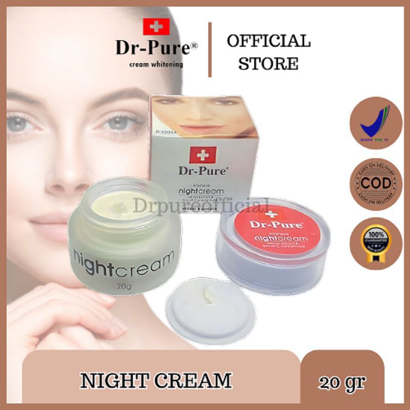 Jual Dr. Pure Night Cream Whitening | Shopee Indonesia