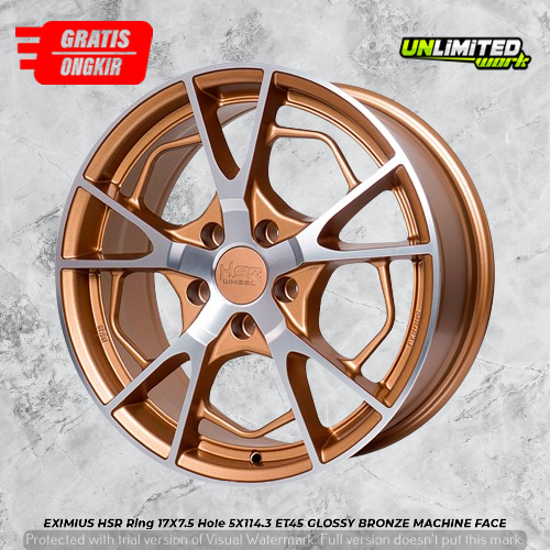 Jual Velg racing murah ring 17 untuk xpander ertiga innova hsr wheel tipe EXIMIUS R17 | Shopee ...