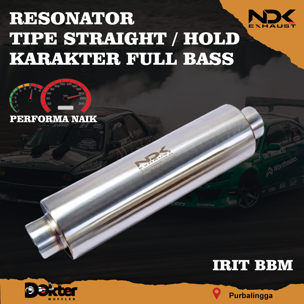 Jual RESONATOR KNALPOT MOBIL NDK EXHAUST TYPE RESONATOR HOLD MATIC ATAU ...