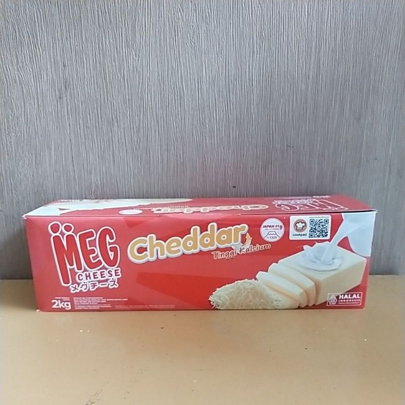 Jual keju Meg cheddar merah 2kg expedisi | Shopee Indonesia