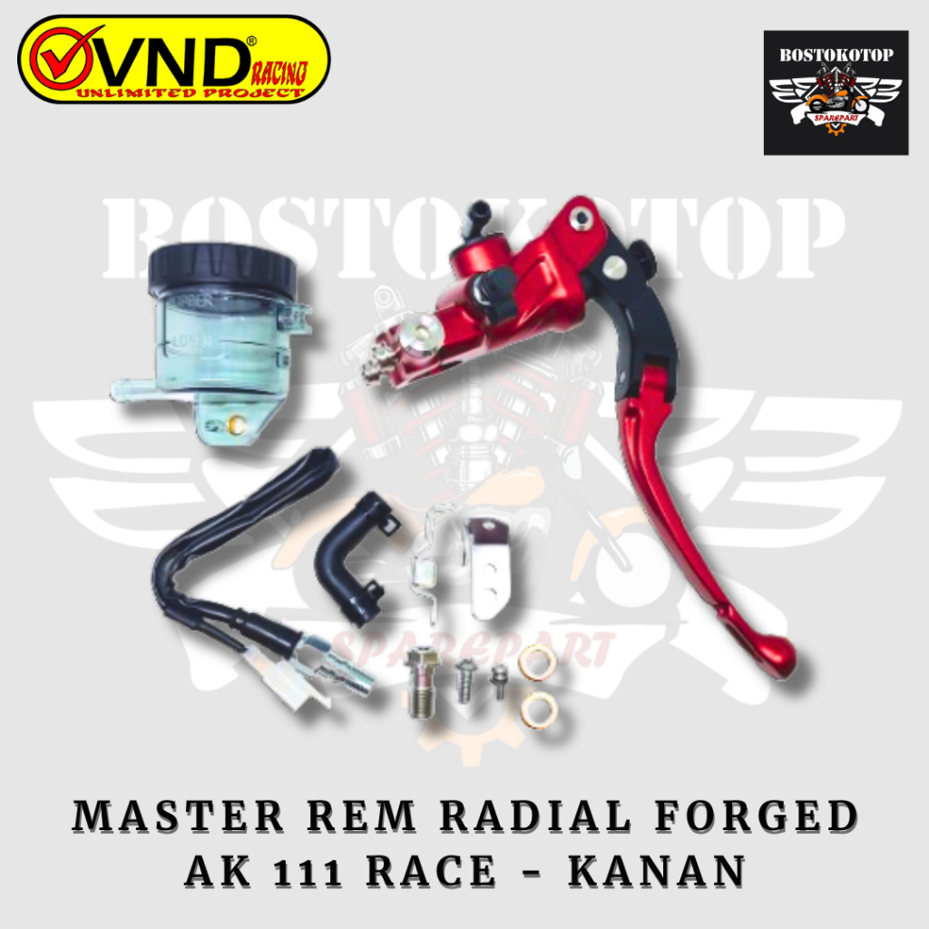 Jual VND Master Rem Radial Forged Tipe AK 111 Race Kanan Universal ...