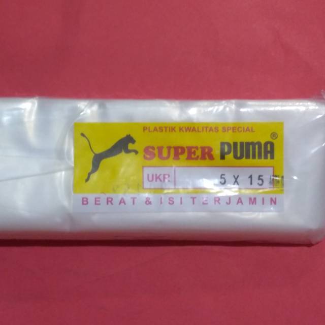Jual Plastik Puma 5cm x 15cm (Es Mambo) per 1 pak | Shopee Indonesia