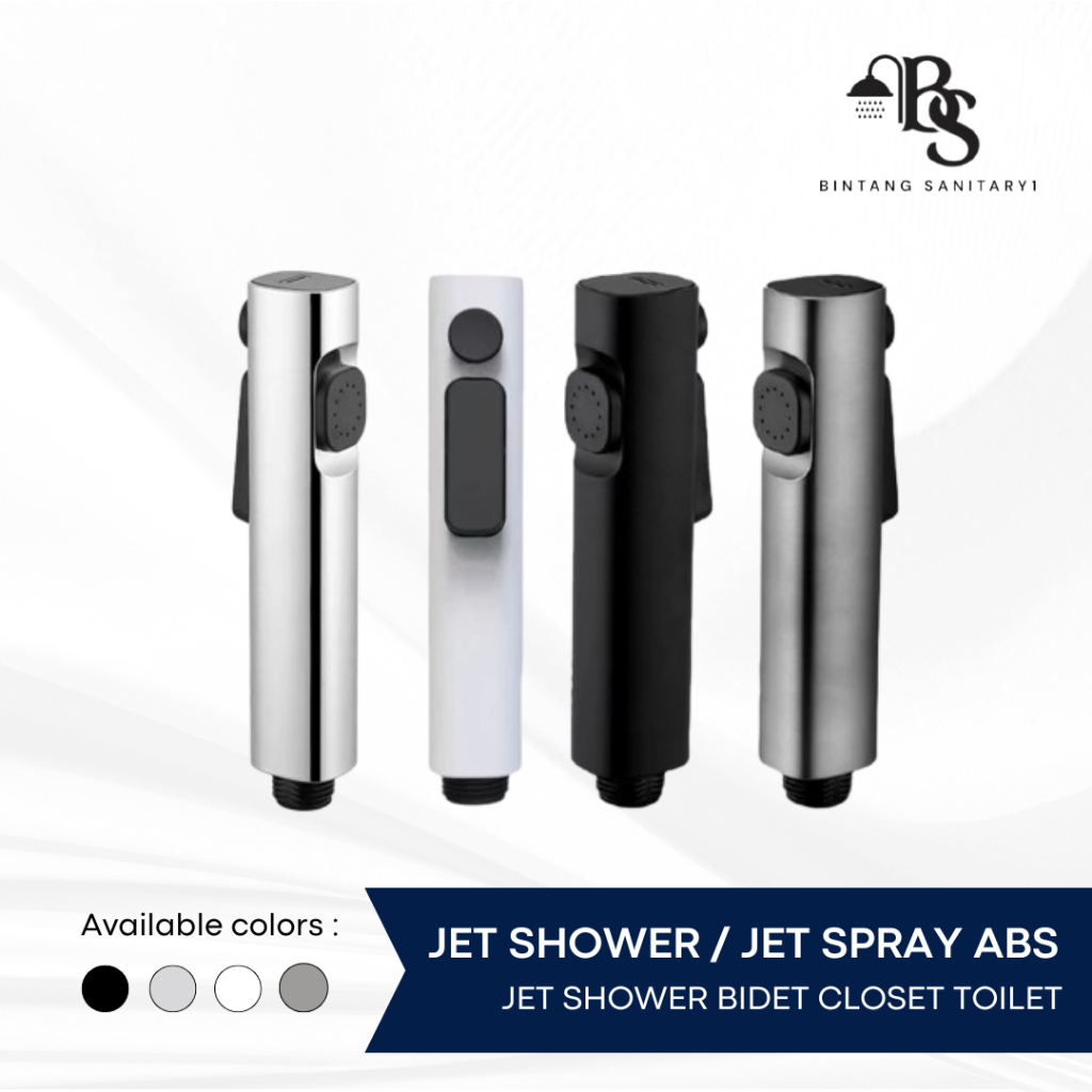 Jual Kepala Jet Shower / Jet Spray Bidet Closet Toilet ABS Minimalis ...